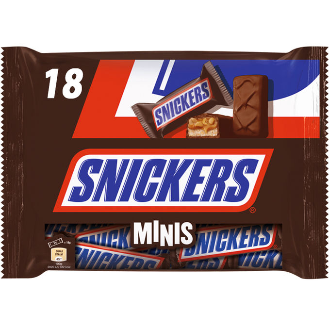 Snickers Minis, 18er Pack, 18x 18g von Snickers | Motatos