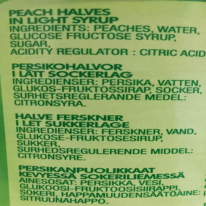Halve Ferskner, 235g fra Del Monte | Motatos Halve Ferskner, 235g fra Del Monte | Motatos