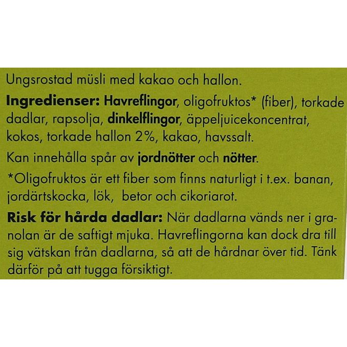 Granola Kakao & Hindbær, 450g fra Paulúns | Motatos Granola Kakao & Hindbær, 450g fra Paulúns | Motatos