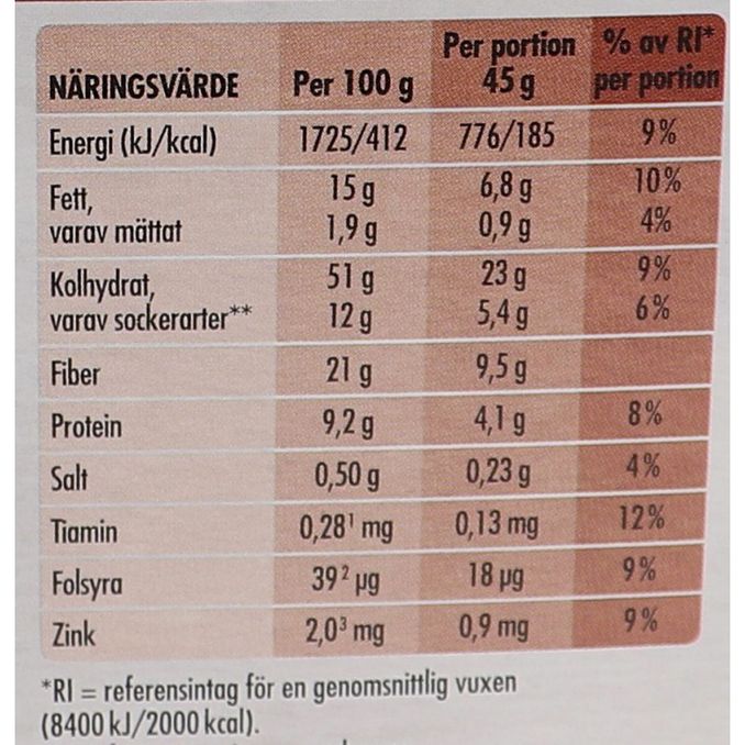 Granola Kakao & Hindbær, 450g fra Paulúns | Motatos Granola Kakao & Hindbær, 450g fra Paulúns | Motatos