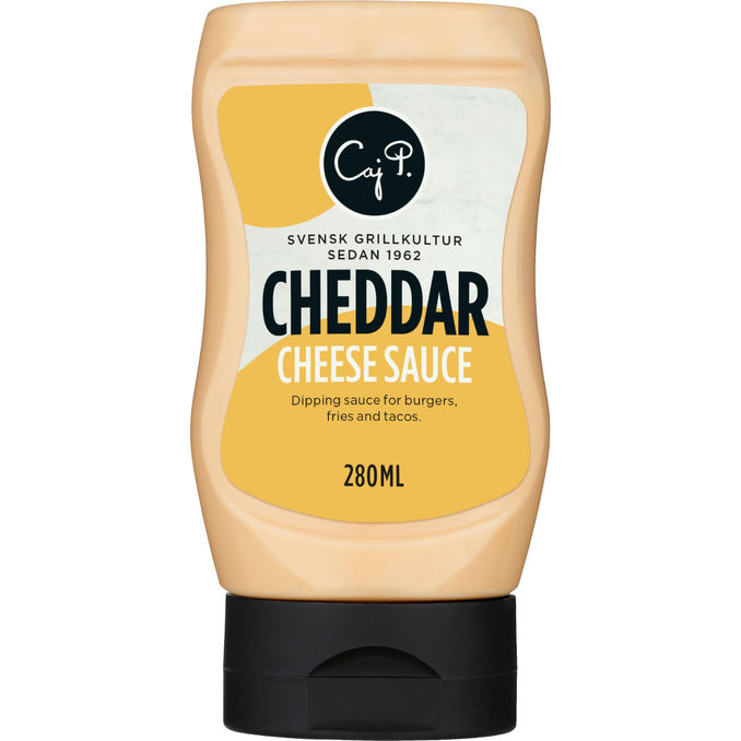 Caj P Sås Cheddar Cheese – MatVaror24