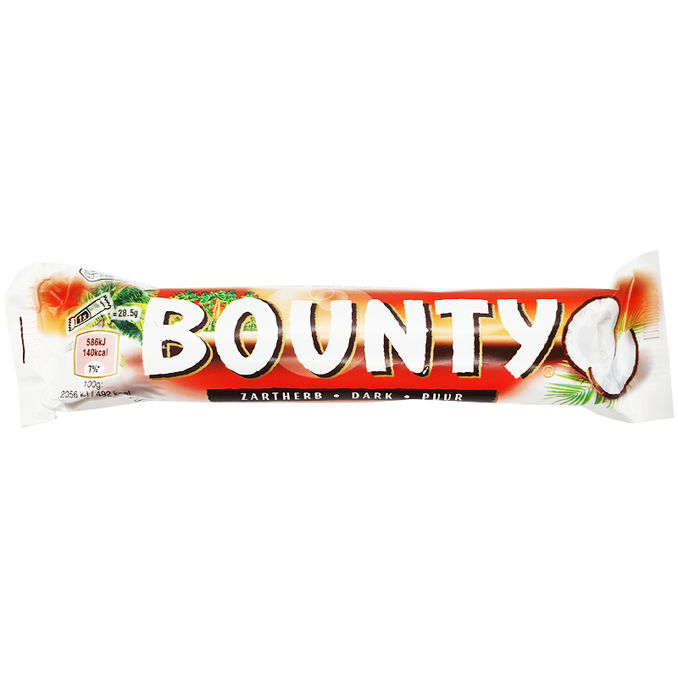 Bounty Coconut Dark Chocolate Duo Bar 57g, 57g from Mars | Motatos