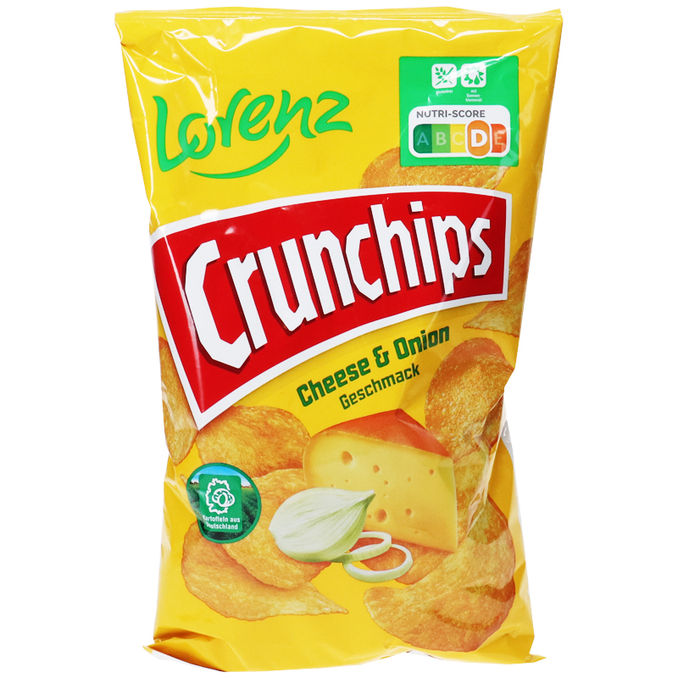 Crunchips Cheese & Onion, 175g von Lorenz | Motatos