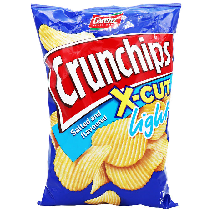 Crunchips X-Cut Salted Light, 150g von Lorenz | Motatos Crunchips X-Cut Salted Light, 150g von Lorenz | Motatos