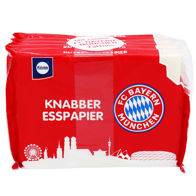 FCB Knabber Esspapier, 5er Pack, 5x 25g von Küchle | Motatos