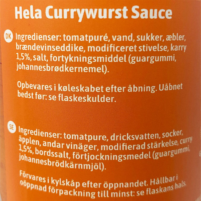 Currywurst Sauce, 300 ml von Hela | Motatos