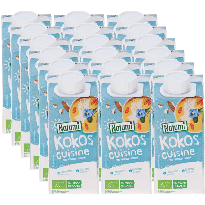 BIO Kokos Cuisine, 15er Pack, 18x200ml von Natumi | Motatos