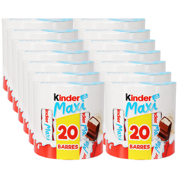 Kinder Maxi Riegel (Big Pack), 14er Pack, 14x 420g von Ferrero | Motatos