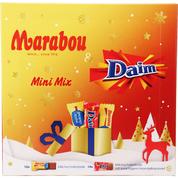 Marabou Mini Mix Daim & Vollmilch, 189g von Marabou | Motatos