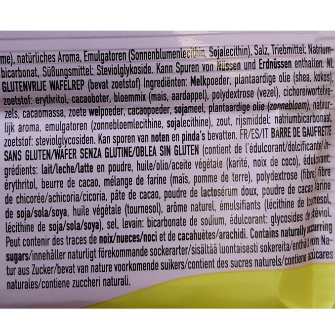 Waffelriegel Schokolade, 40g von Nick's | Motatos