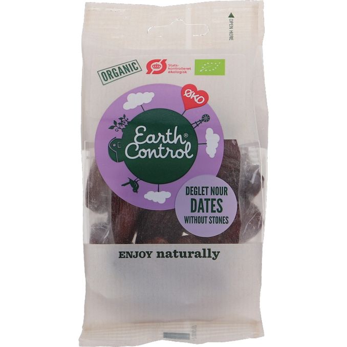 Earth Control Øko Dadler, 120 g fra Earth Control | Motatos