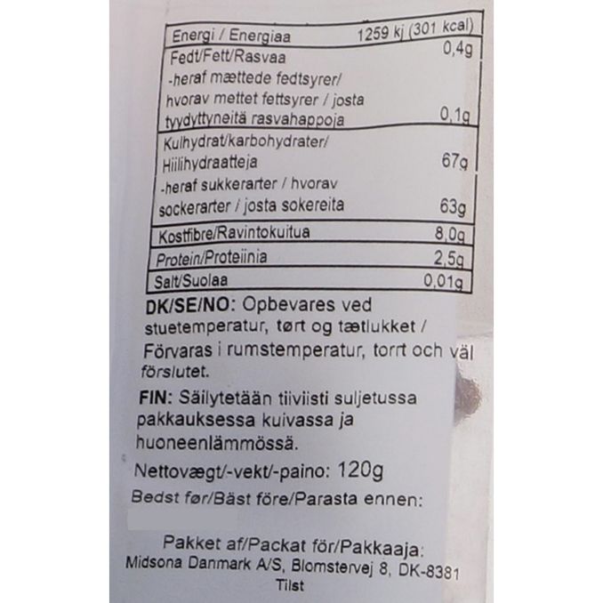 Earth Control Øko Dadler, 120 g fra Earth Control | Motatos