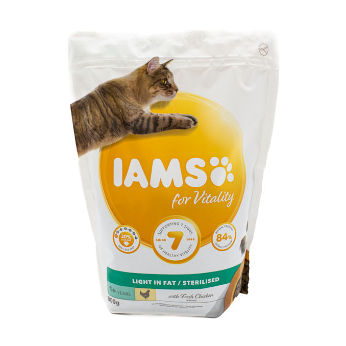 Iams Adult Dry Cat Food Chicken 800g 800g From Iams Motatos
