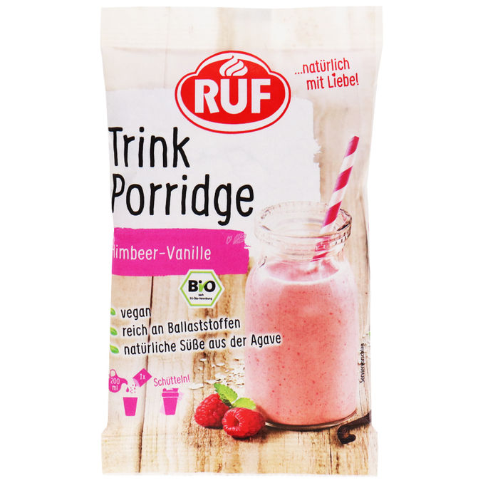 BIO Trink Porridge Himbeer-Vanille, 50g von Ruf | Motatos