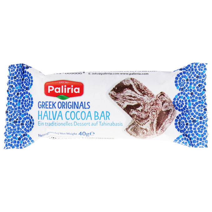 Halva Sesam-Kakao Schnitte, 40g von Paliria | Motatos