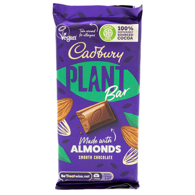 Cadbury Plant Chocolate Bar 90g, 90g from Cadbury | Motatos