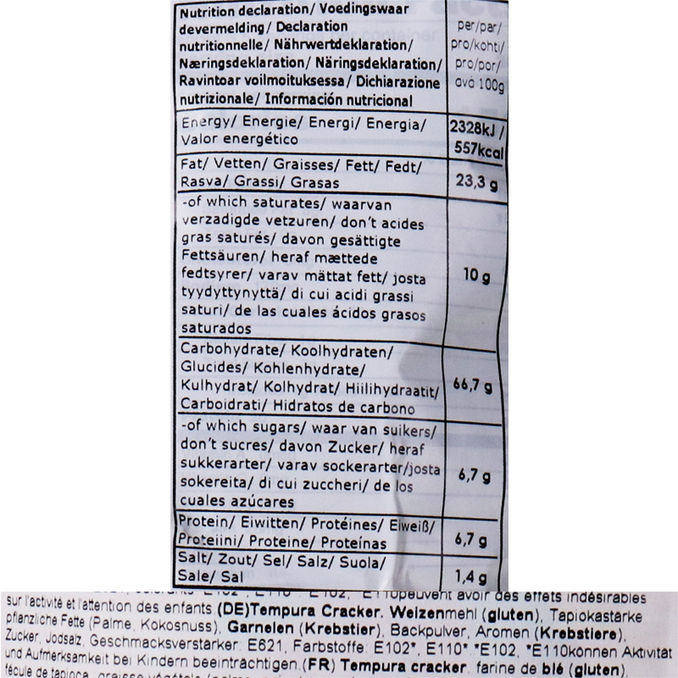 Chips mit Shrimp-Geschmack, 100g von Regent | Motatos