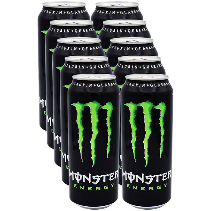 Monster Energy, 10er Pack (EINWEG) zzgl. Pfand, 10x 500ml von Monster ...