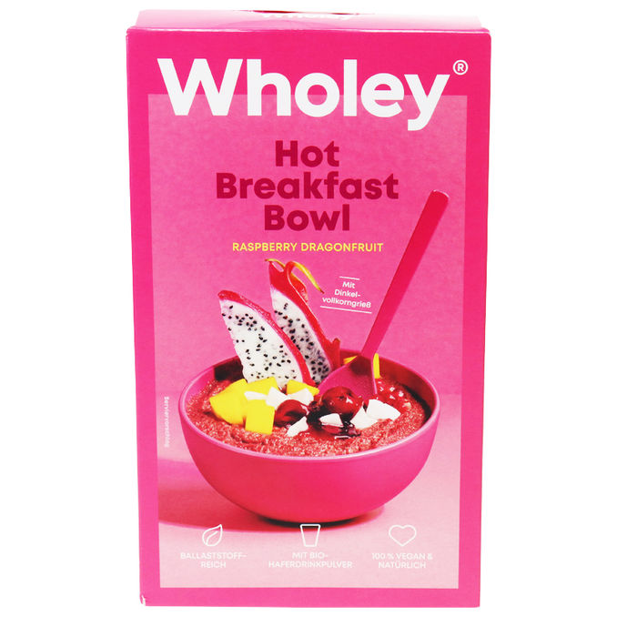 BIO Himbeere Drachenfrucht Bowl, 400g von Wholey | Motatos