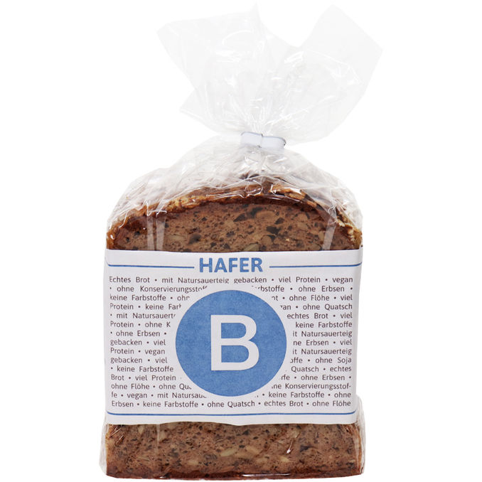 Veganes Brot mit Hafer, 400 g von B.JUST.BREAD | Motatos