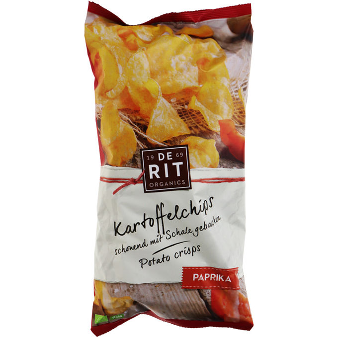 BIO Kartoffelchips Paprika, 125g von DE RIT | Motatos