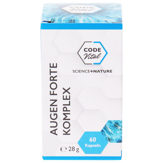 Augen Forte Komplex, 60 Kapseln von Code Vital | Motatos