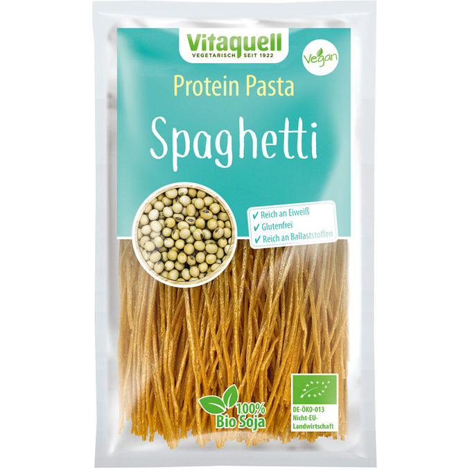 BIO Protein Pasta Spaghetti, 200g von Vitaquell | Motatos