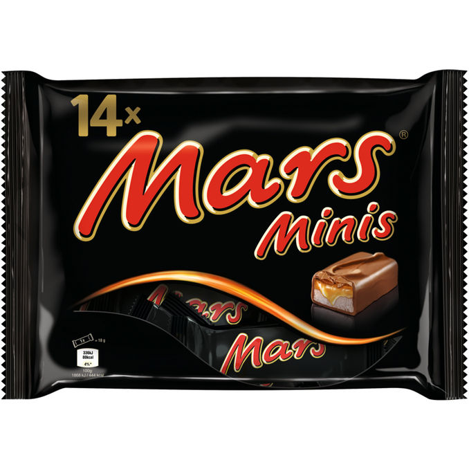 Mars Minis, 14er Pack, 275g von Mars | Motatos