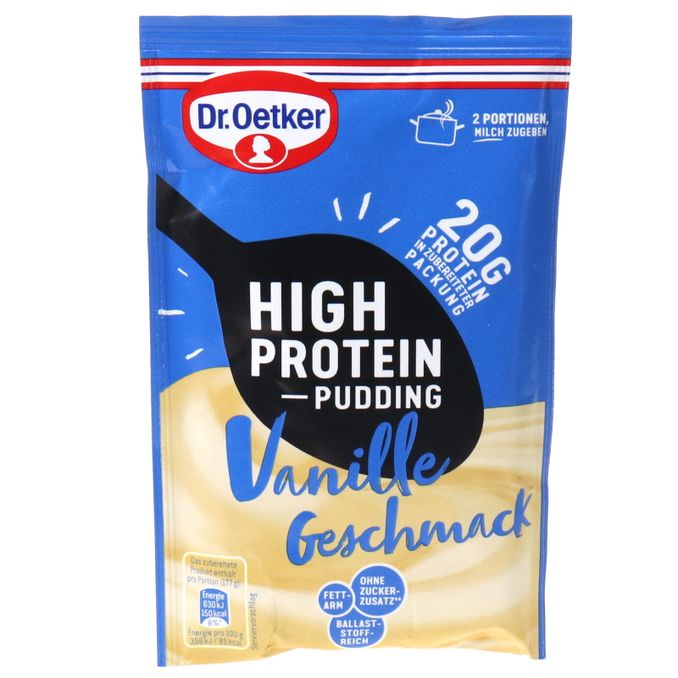 High Protein Pudding-Pulver Vanille, 55g von Dr. Oetker | Motatos