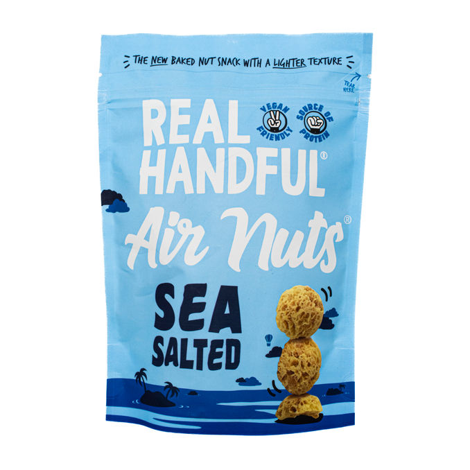 Real Handful Air Nuts Sea Salted 60g, 60g from Real Handful | Motatos Real Handful Air Nuts Sea Salted 60g, 60g from Real Handful | Motatos