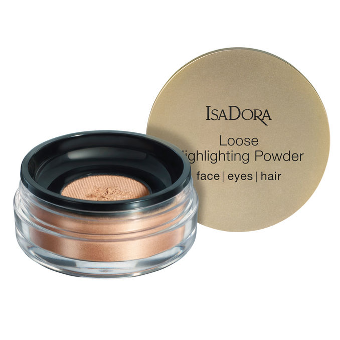 Loose Highlighting Powder 50 Golden Glow, 8 g fra IsaDora | Motatos