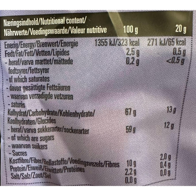 Castus Frugtstænger Blåbær 120g, 120g fra Castus | Motatos