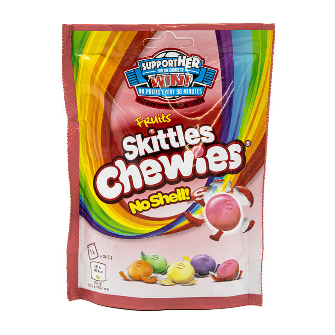 Skittles Chewies Fruits Sweets Bag 137g, 137g from Skittles | Motatos
