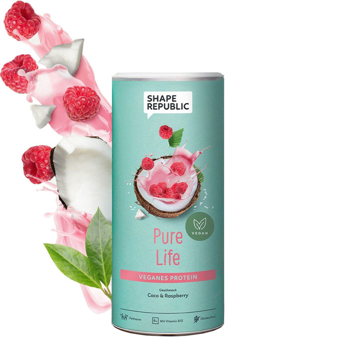 Whey Protein Coco & Raspberry, 420g von Shape Republic | Motatos