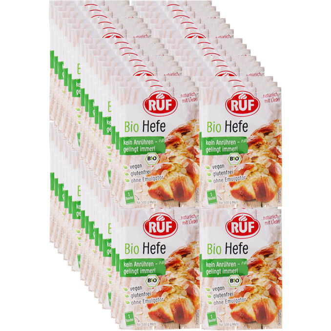 BIO Hefe, 20er Pack, 20x (3x9g) von Ruf | Motatos