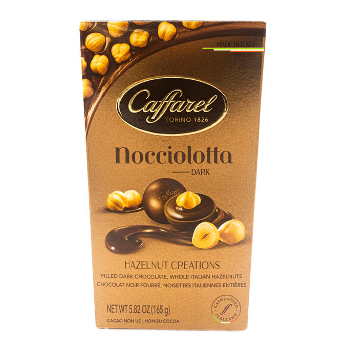 Caffarel Hazelnut Creations Nocciolotta Luxury Dark Chocolates Cornet ...