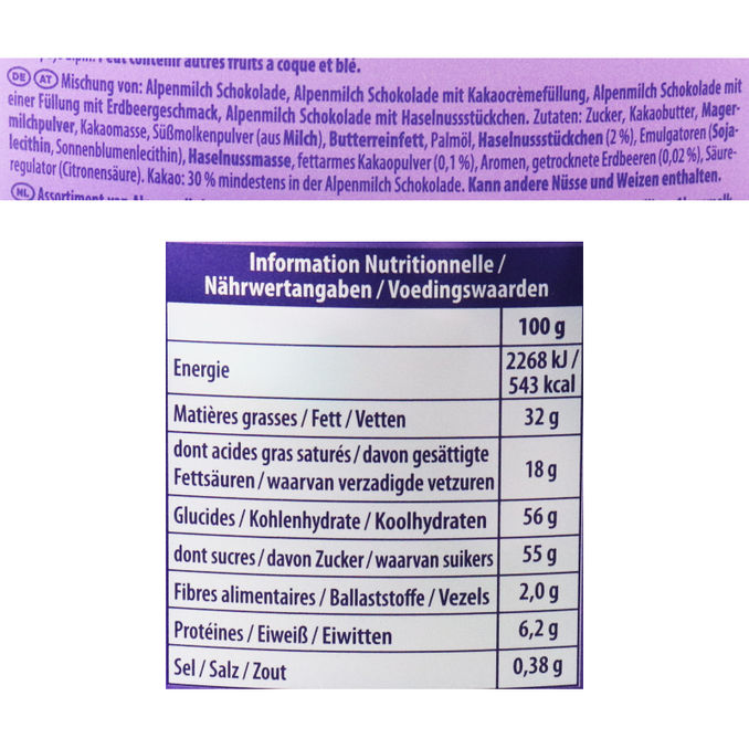 Mini Naps Mix, 1000g von Milka | Motatos