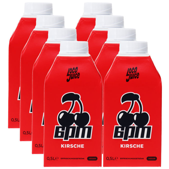 Kirsch-Saft, 8er Pack, 8x 500ml von Loco | Motatos