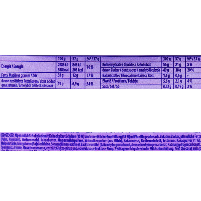 Milka Riegel Oreo, 36er Pack, 36x 37g von Milka | Motatos