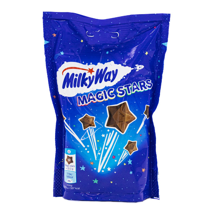 Milky Way Magic Stars Milk Chocolate Bites Pouch Bag 100g, 100g from ...