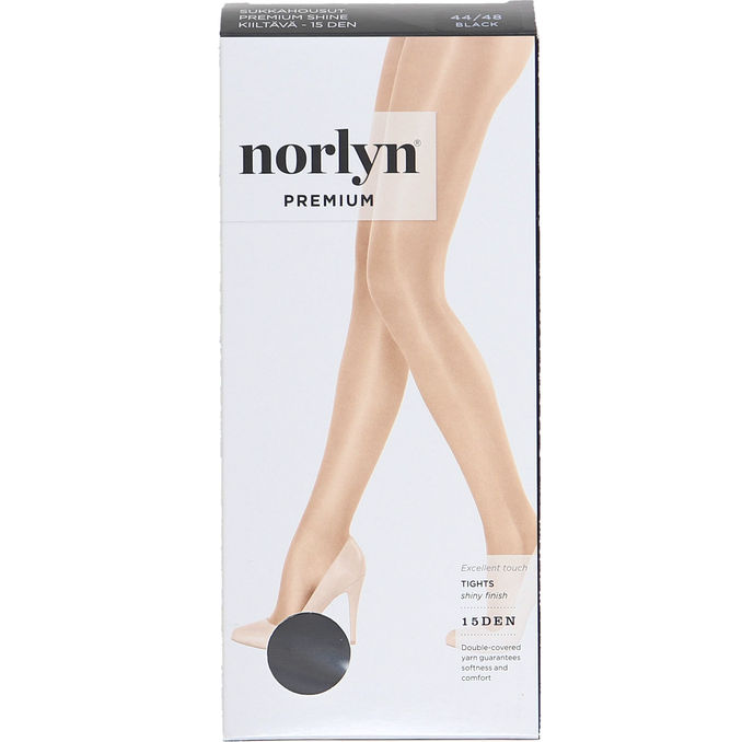 Strumpbyxa Premium Shine Stl 44/48 Svart, 1 pcs från Norlyn | Matsmart