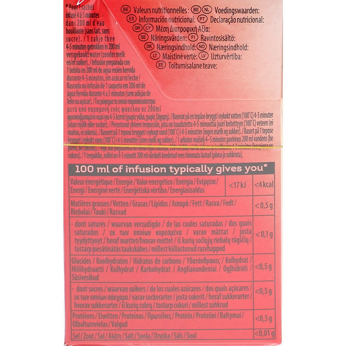 Rooibos Hibiscus Te, 40 g från Lipton | Matsmart
