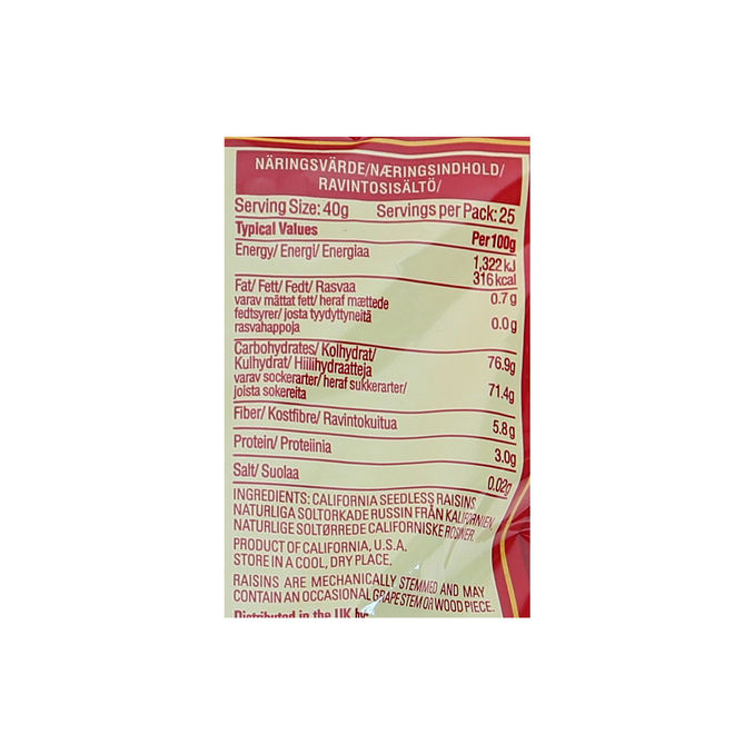 Rusinat, 1000g, Sun Maid | Matsmart