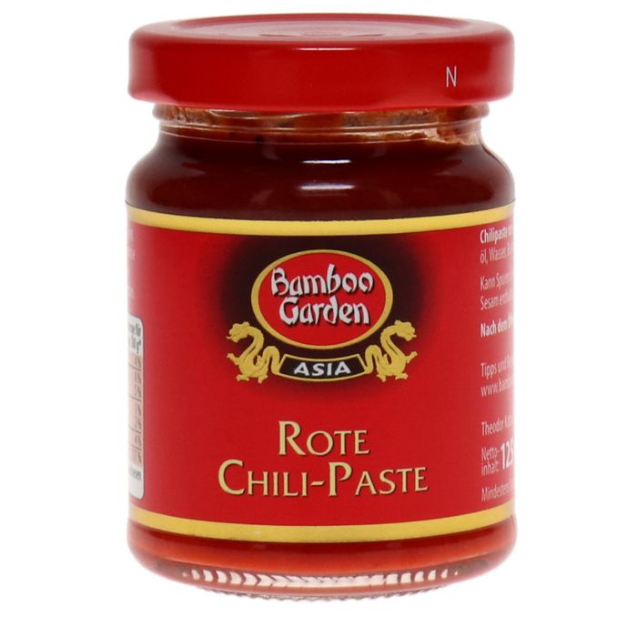 Rote Chili-Paste, 125g von Bamboo Garden | Motatos