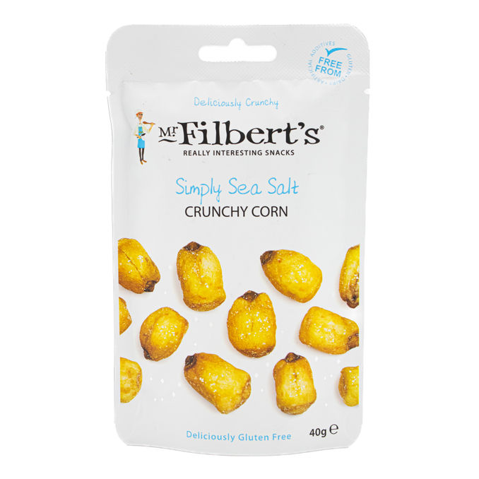 Mr Filbert's Simply Sea Salt Crunchy Corn 40g, 40g from Mr Filbert's ...