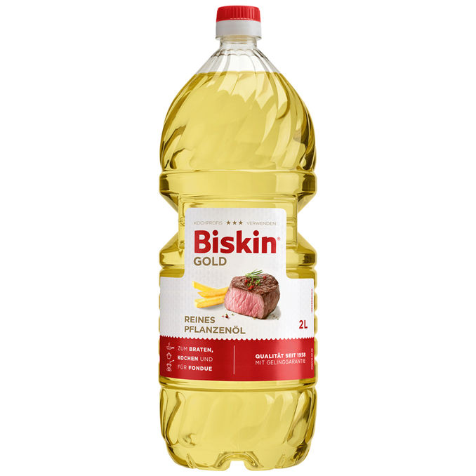 Reines Pflanzenöl (XL), 2L von Biskin | Motatos