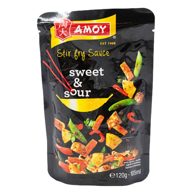 Amoy Tangy Sweet And Sour Stir Fry Sauce 120g 120g From Amoy Motatos