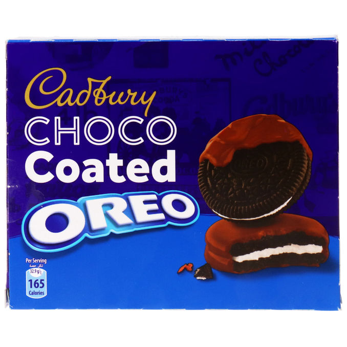 Choco Coated Oreo, 6x 32,9g von Cadbury | Motatos Choco Coated Oreo, 6x 32,9g von Cadbury | Motatos