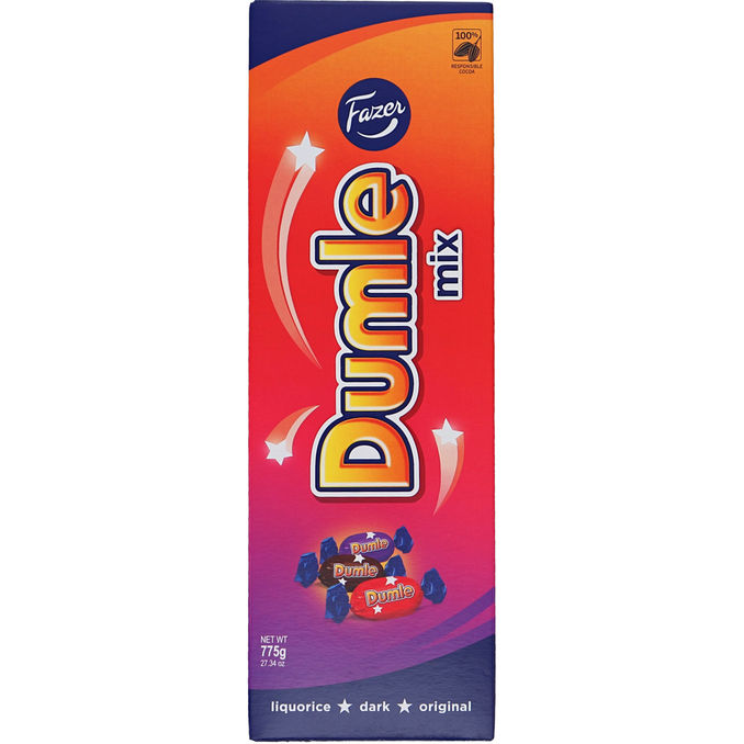 Karkkilaatikko Dumle mix , 775 g, Fazer | Matsmart