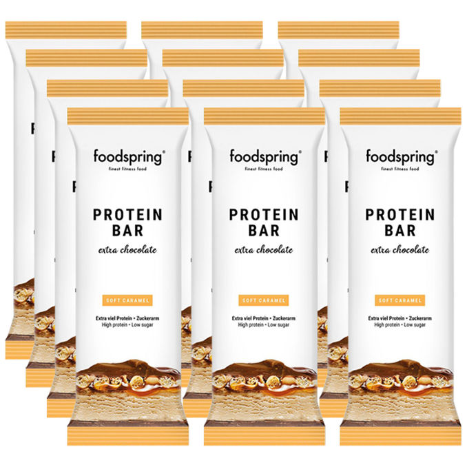 Protein Bar Extra Chocolate Soft Caramel, 12er Pack, 12x 65g von ...